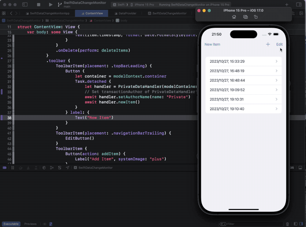 如何通过 Persistent History Tracking 观察 SwiftData 的数据变化 - 知乎
