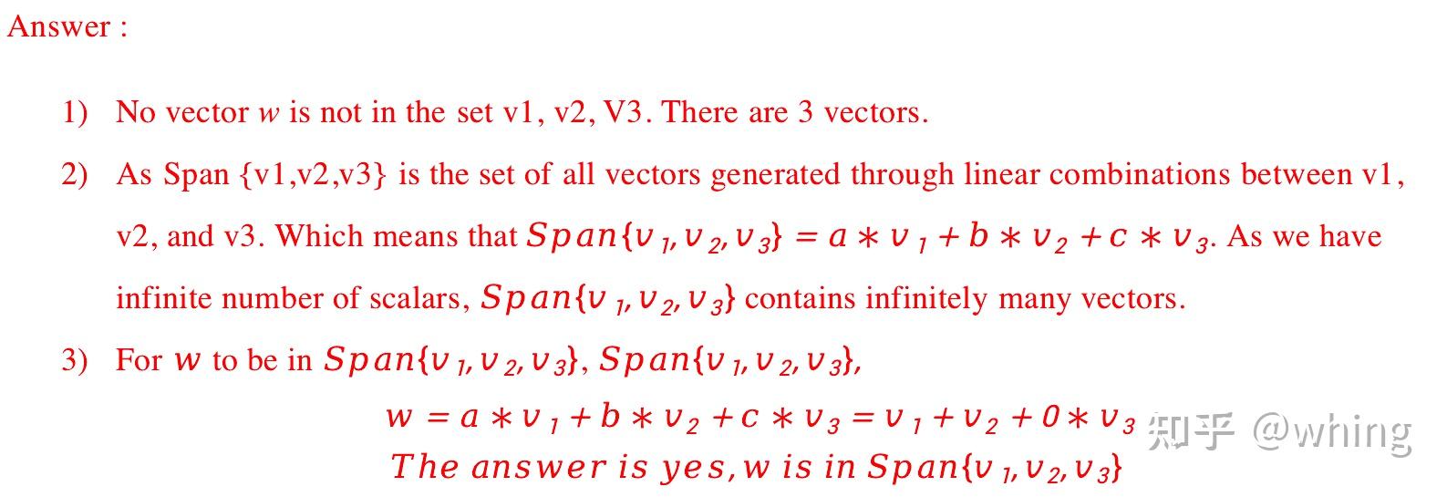 Linear Algebra --1. Vector Spaces & Subspaces - 知乎