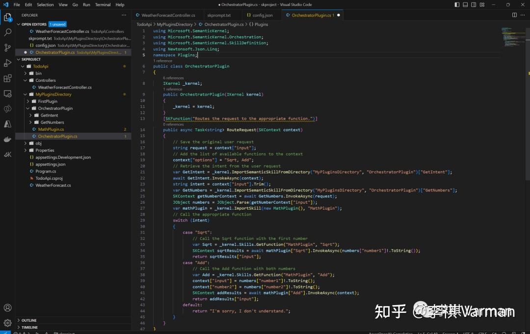 Azure Openai 入门教程 Semantic Kernel 篇 :通过识别意图动态选择native Function 知乎