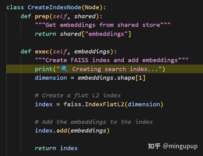 Python学习：PocketFlow中的RAG例子 - 知乎