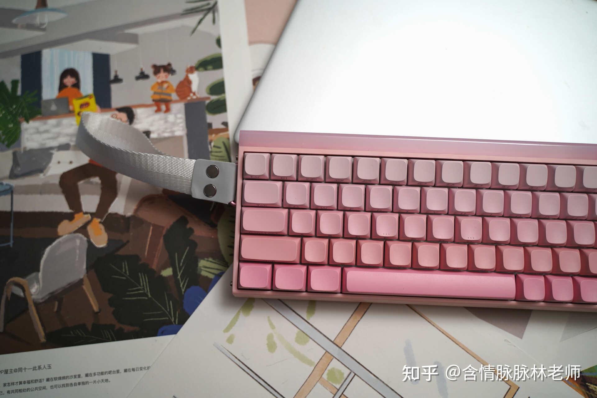 粉粉嫩嫩，这把狼蛛HERO 68HE 磁轴键盘好用哦 - 知乎