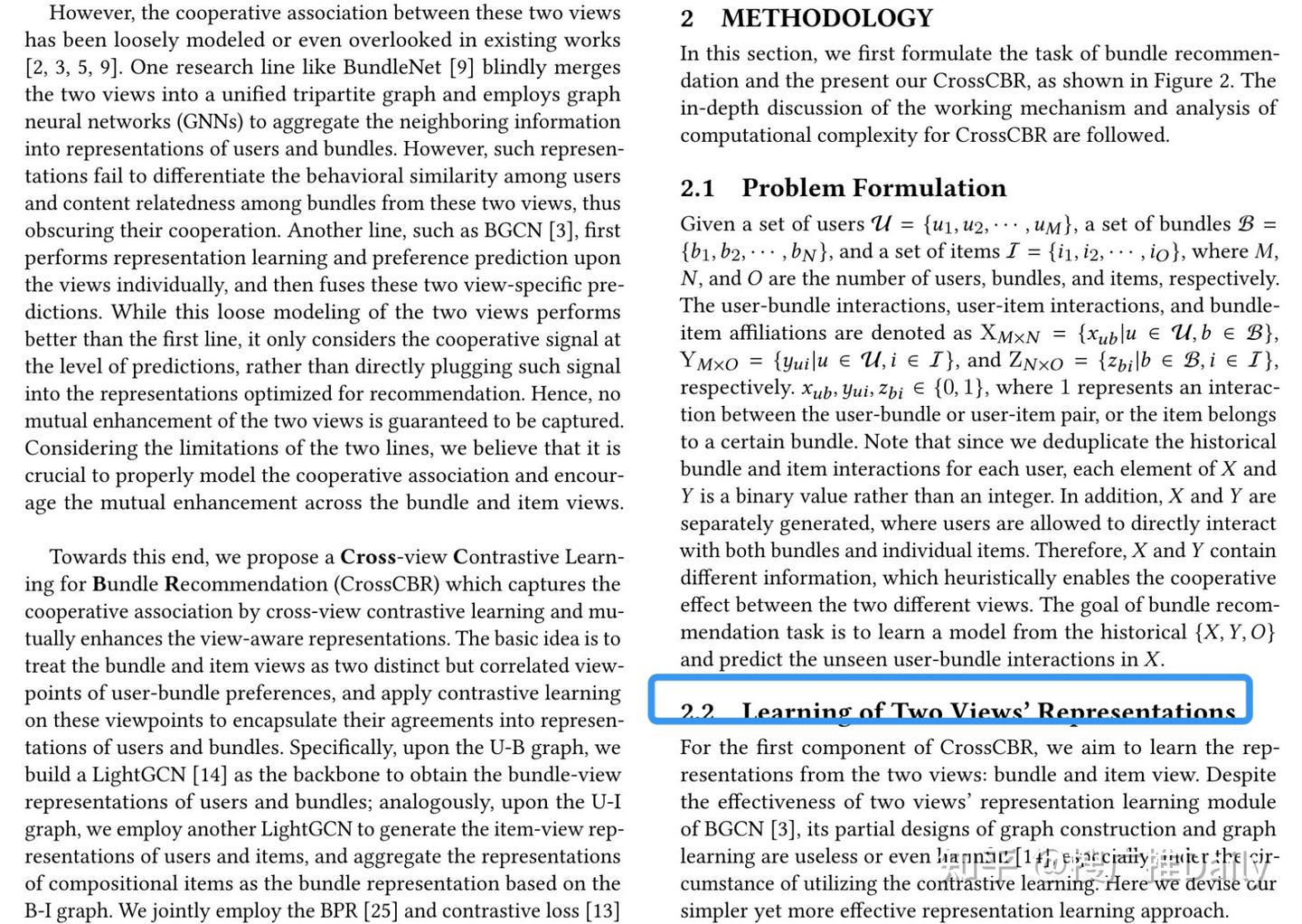 KDD2022｜CrossCBR：跨视图对比学习在bundle推荐中的应用 - 知乎
