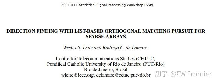 【DOA估计】不同阵列结构下的DOA估计算法【附MATLAB代码】 - 知乎
