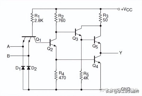 9种TTL电路使用方法，工作原理 +电路图，通俗易懂，几分钟就搞定 - 知乎