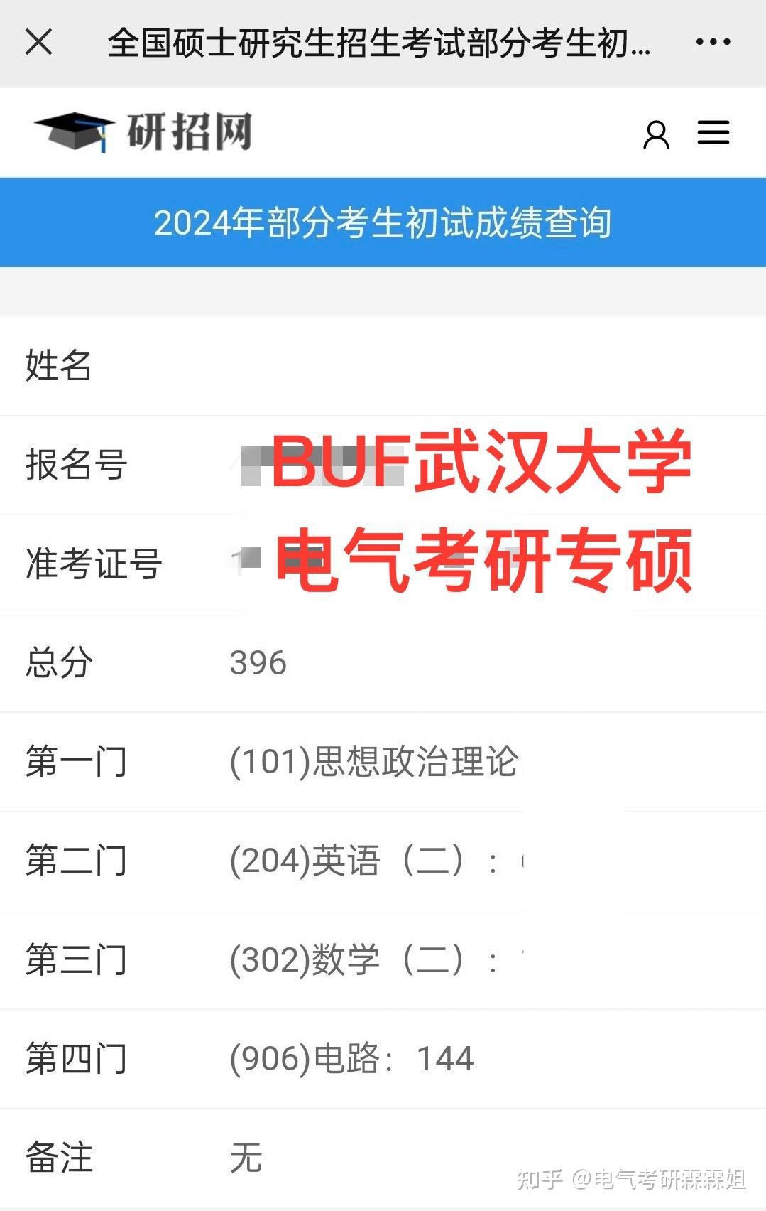24武汉大学buff团队电气高分学员成绩！ 知乎