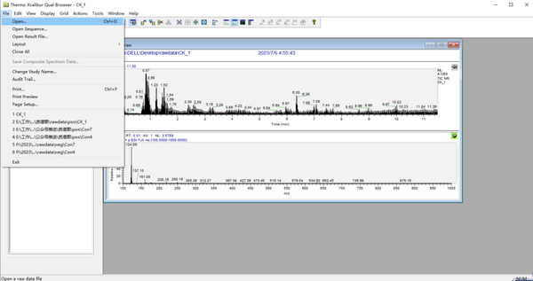 【干货】Xcalibur-基峰图，总离子流图制作指南 - 知乎