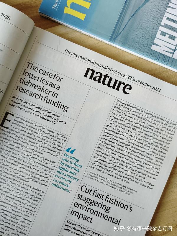Nature自然杂志，国际权威性科技期刊 - 知乎
