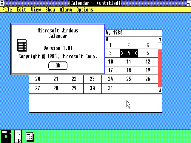 穿越时间·Windows 1.x的正式版本之Windows 1.01、1.02、1.03、1.04 - 知乎