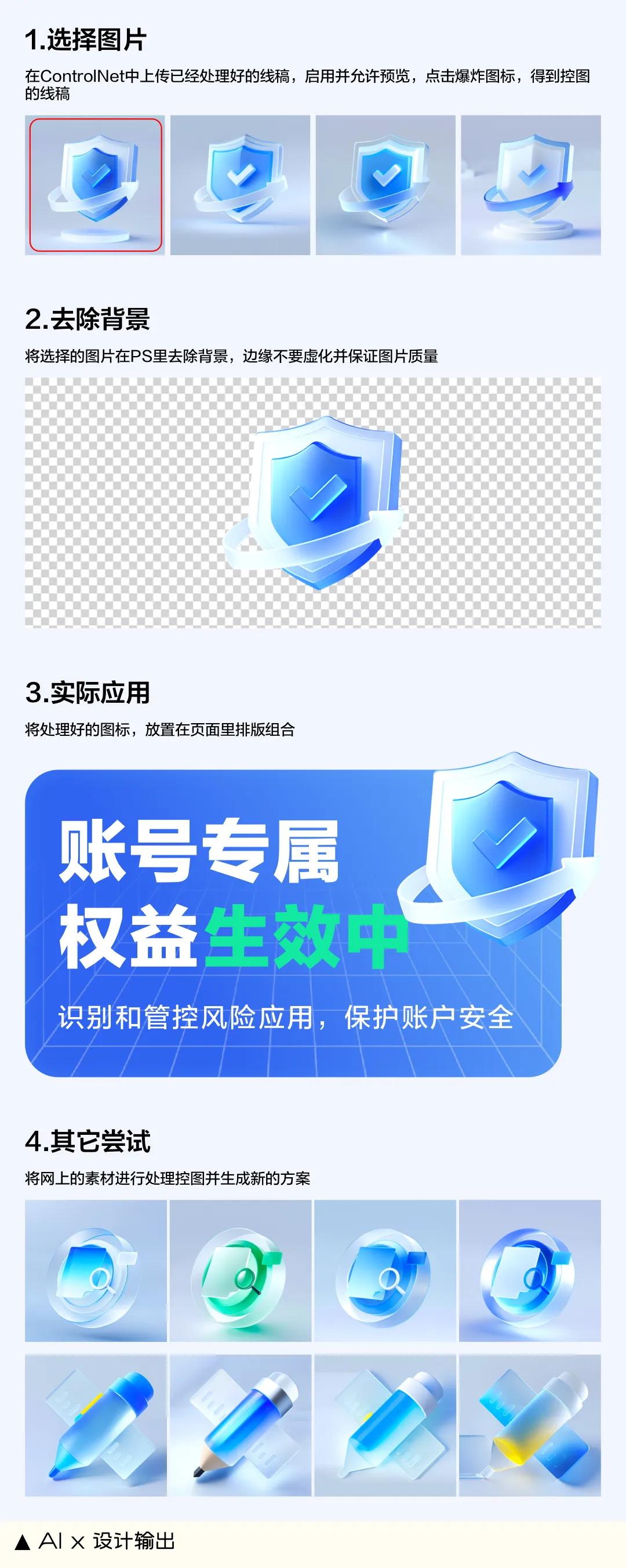 6个步骤，轻松使用Stable Diffusion生成B端图标！ - 知乎