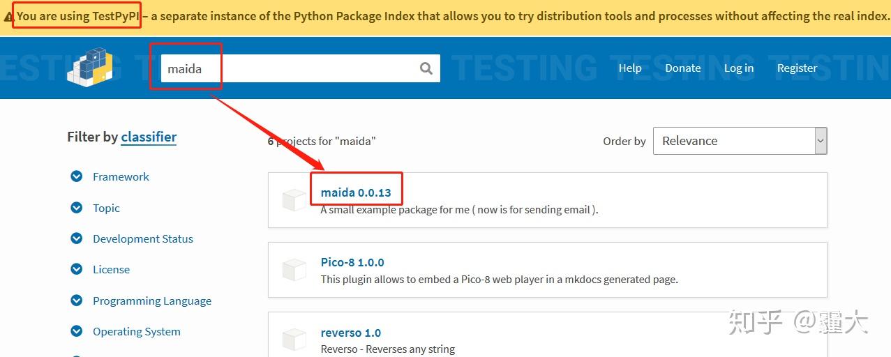 Python 打包自己的库到 PYPI （可pip安装） - 知乎