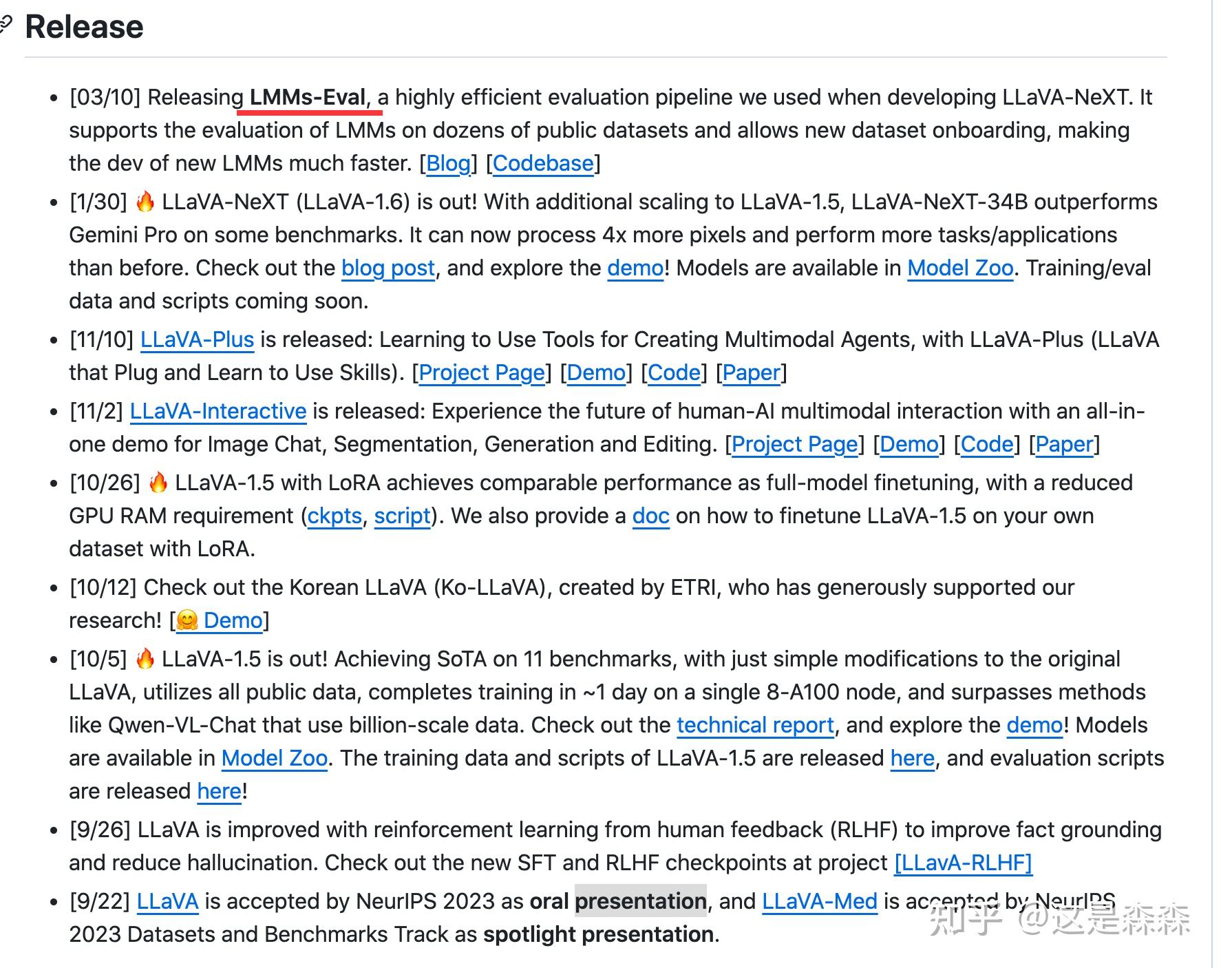 Llava：large Language And Vision Assistant 系列论文阅读llavallava15llava16 知乎 
