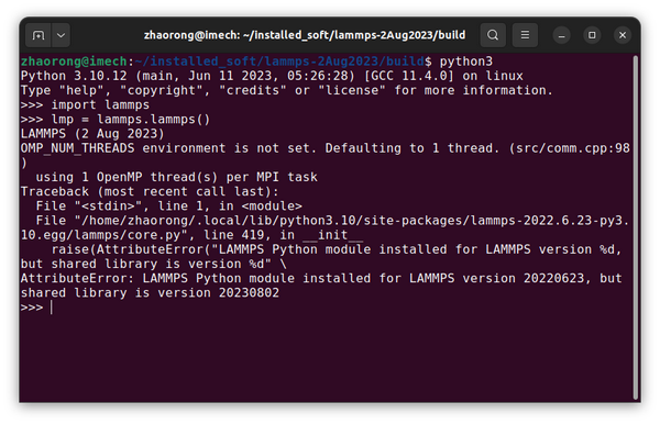 LAMMPS 软件的安装与运行 - 知乎