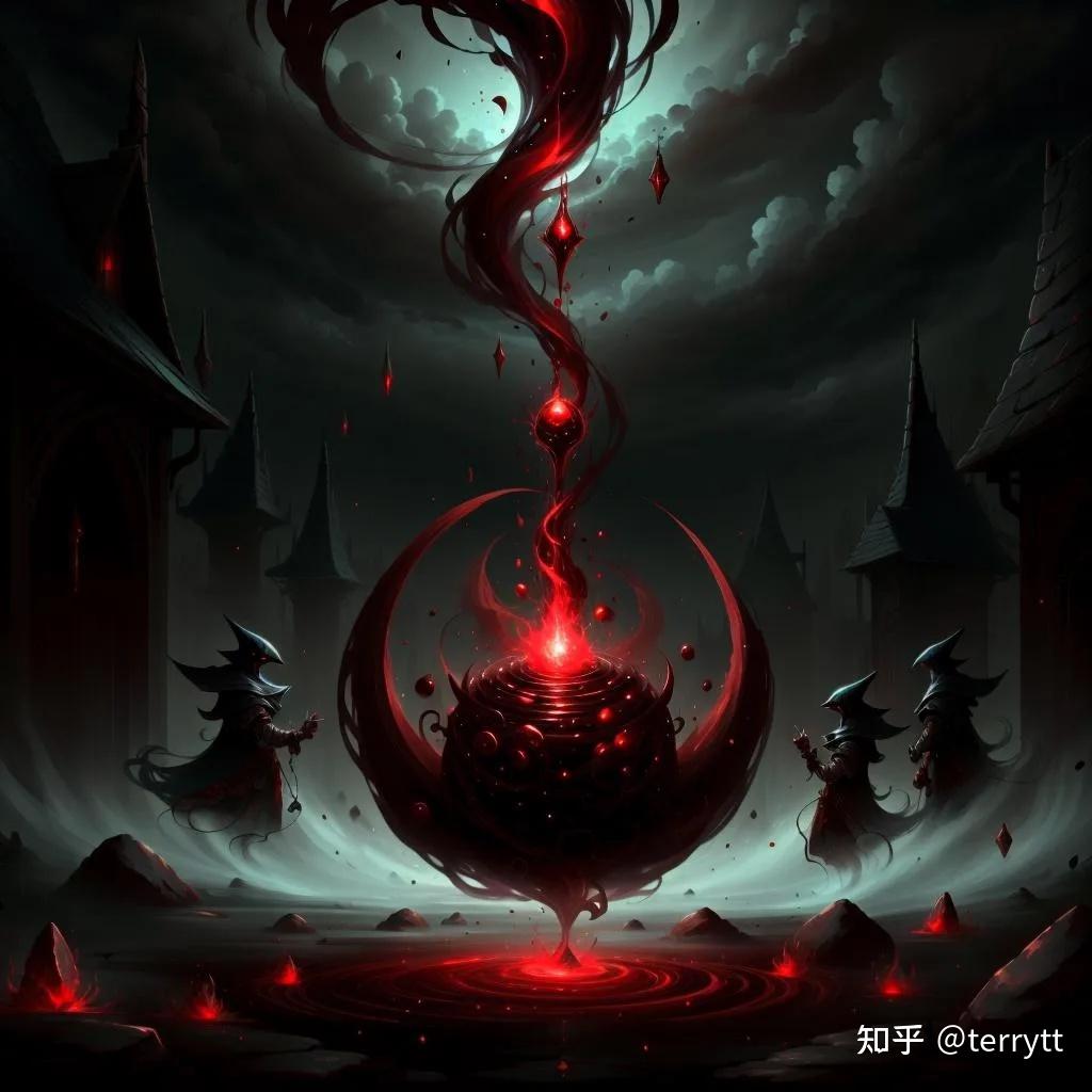 黑暗魔法风格 Blood Magic Grimoire Lora AI绘画作品 - 知乎