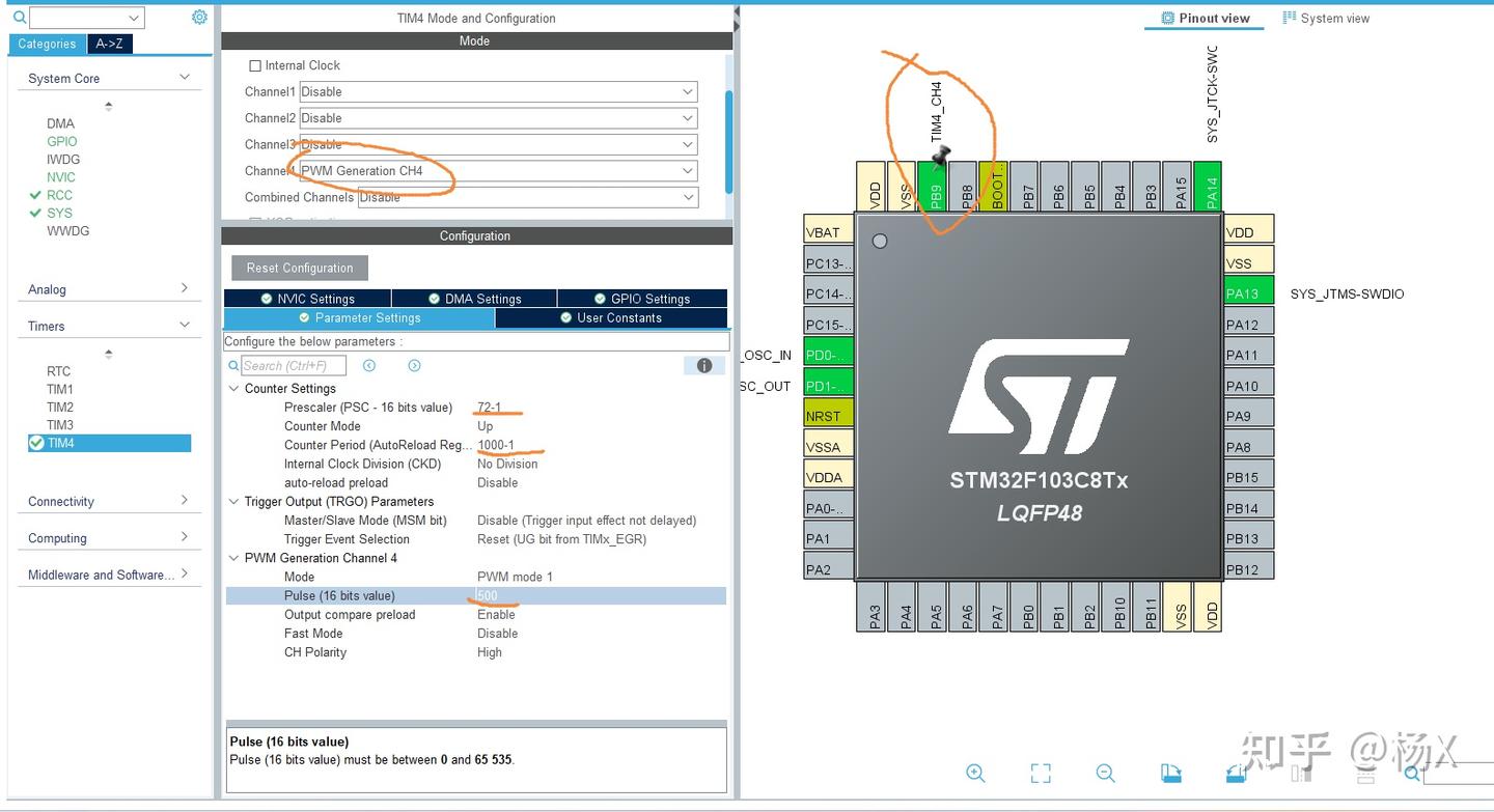 RT-Thread Studio笔记 - PWM输出配置(CubeMx) - 知乎