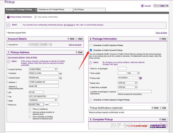 如何预约FedEx上门取件？ - 知乎