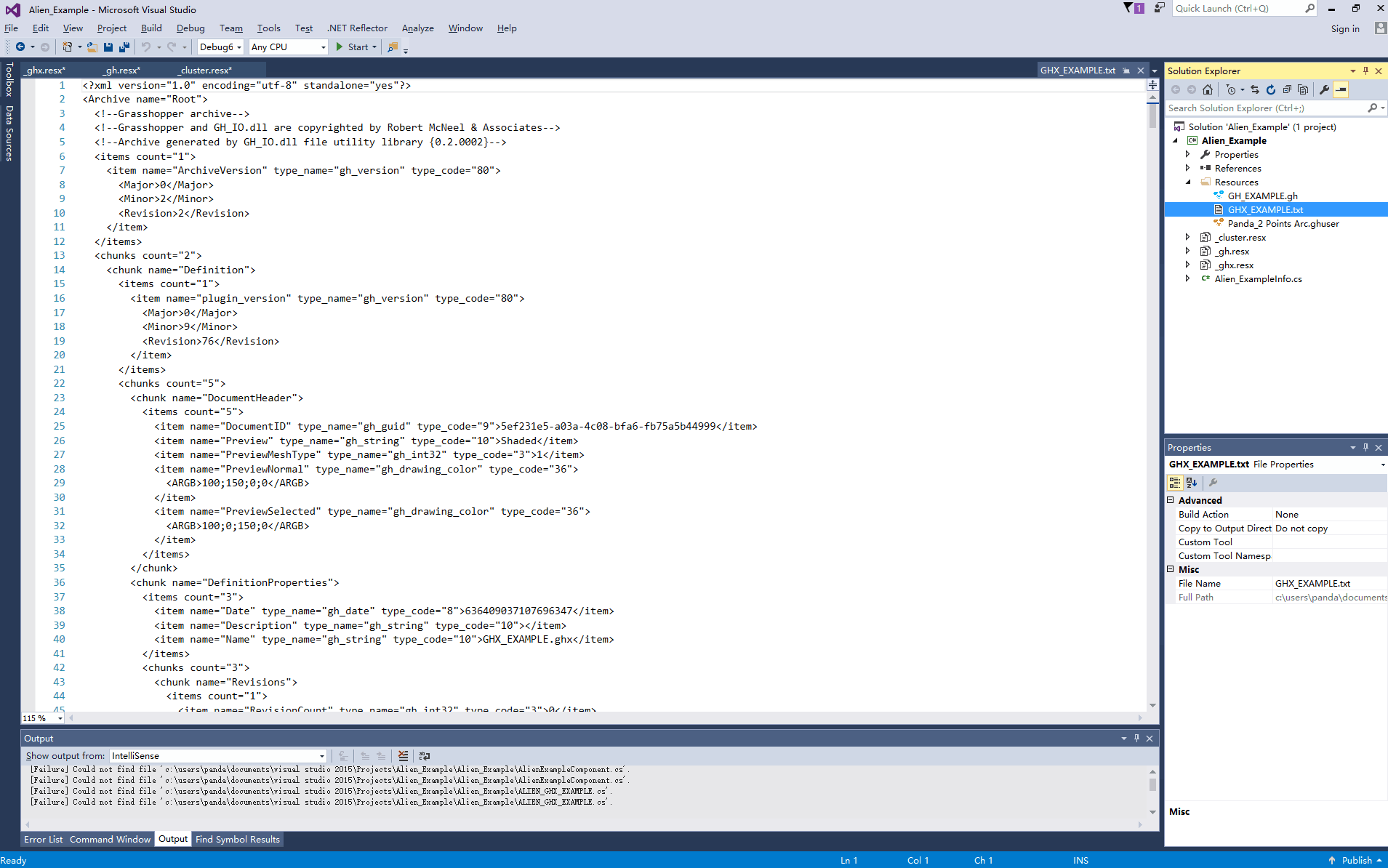 Grasshopper#vs将.ghuser,.gh,.ghx文件打包成.gha文件 - 知乎