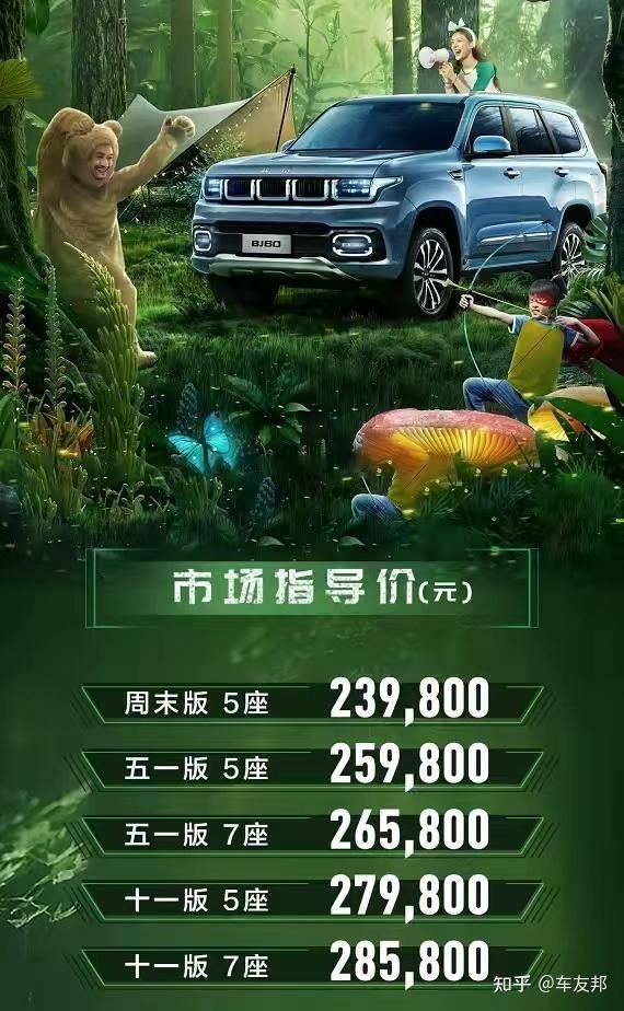 2.0T发动机+三把锁，硬派SUV北京BJ60上市，售价23.98万起 - 知乎