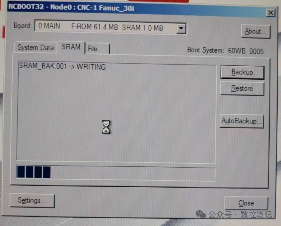FANUC森精机卧加BOOT界面备份系统步骤 - 知乎