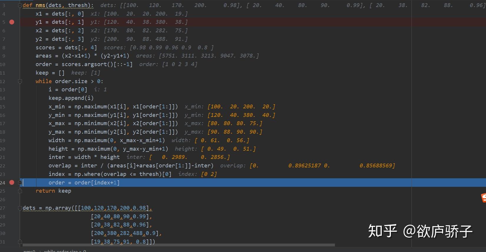 python实现IOU和NMS - 知乎