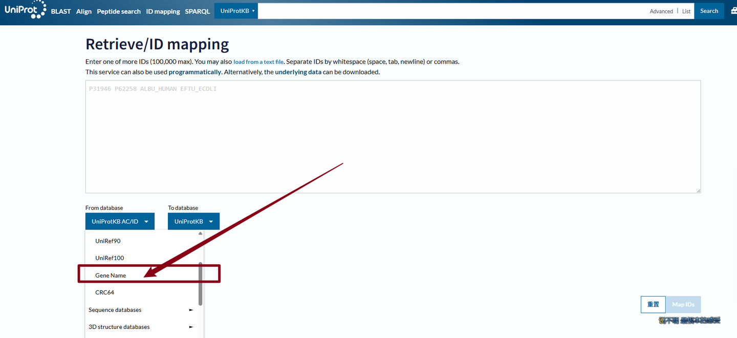 Uniprot ID 人鼠物种间转换。 - 知乎