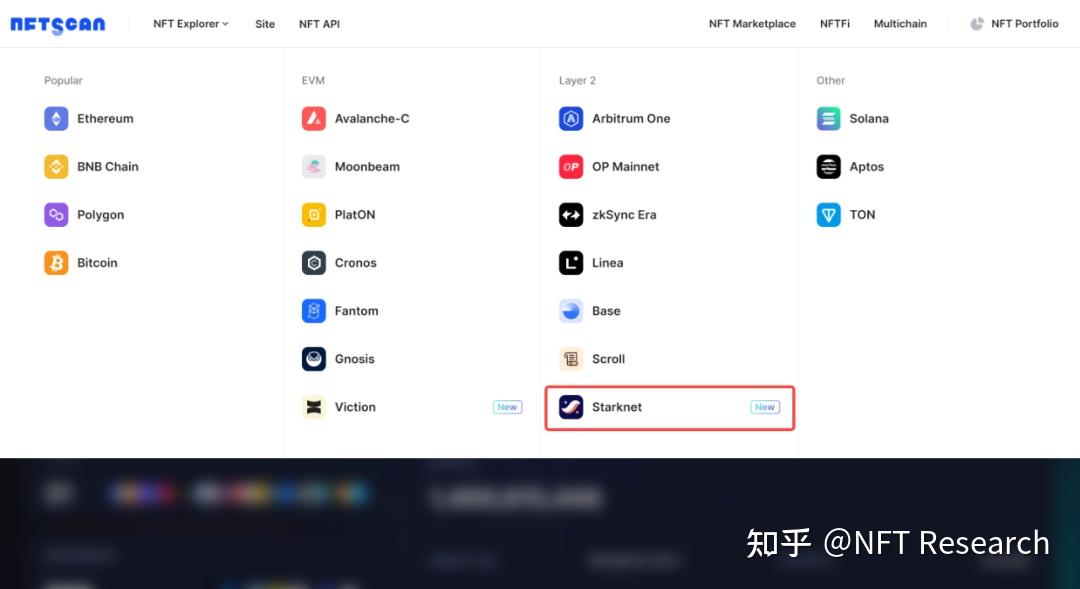 NFTScan 正式上线 Starknet NFTScan 浏览器和 NFT API 数据服务 - 知乎