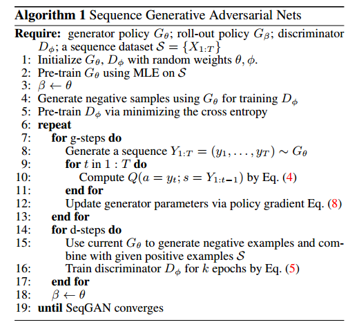 《SeqGAN: Sequence Generative Adversarial Nets with Policy Gradient》论文笔记 - 知乎