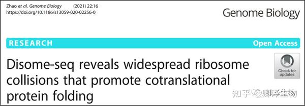 Monosome！Disome！Trisome！Polysome！ - 知乎
