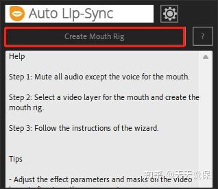 AE脚本-Auto Lip-Sync自动同步说话嘴型 使用教程 - 知乎