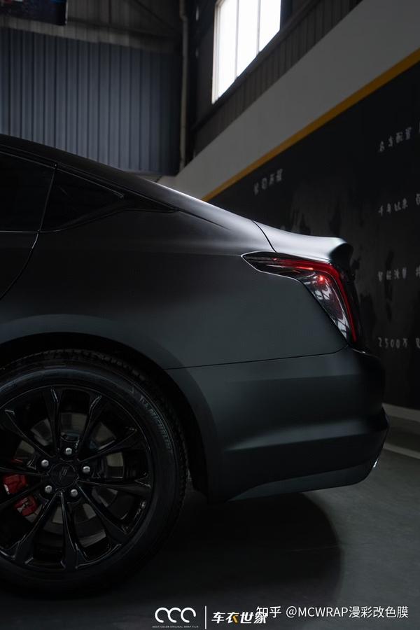 凯迪拉克CT5 漫彩改色膜PET超亚黑 - 知乎