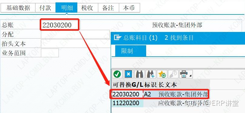 SAP系统 备选统驭科目 - 知乎
