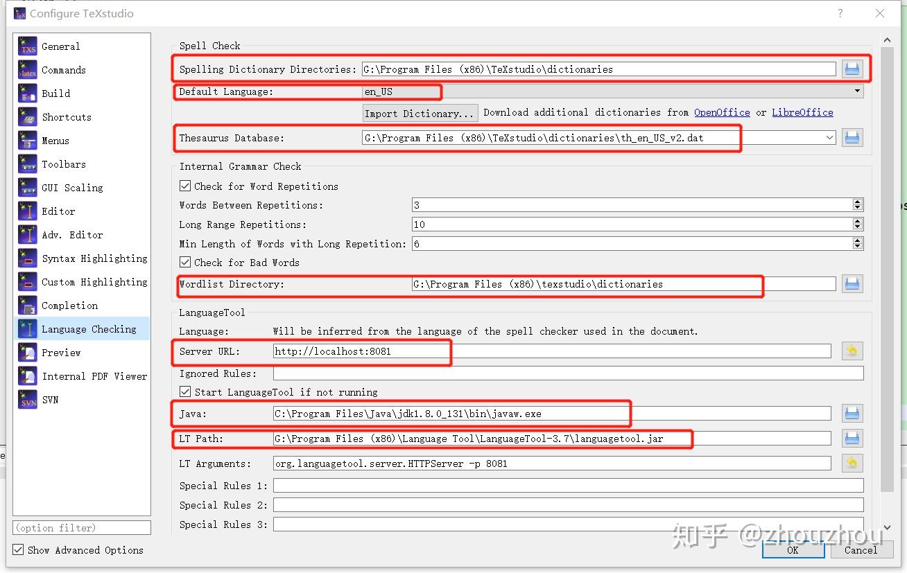 【Latex】如何在texstudio中进行语法检测 - 知乎