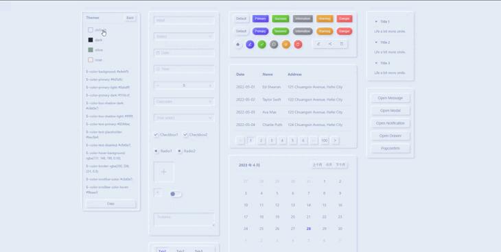 一款新拟物风格主题的组件库 - 知乎