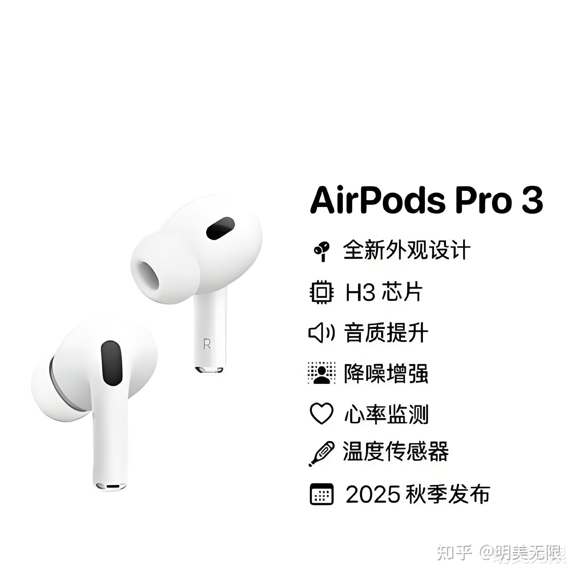 AirPods Pro 3 突然曝光！代码证实存在，或将迎来史上最大升级！ - 知乎