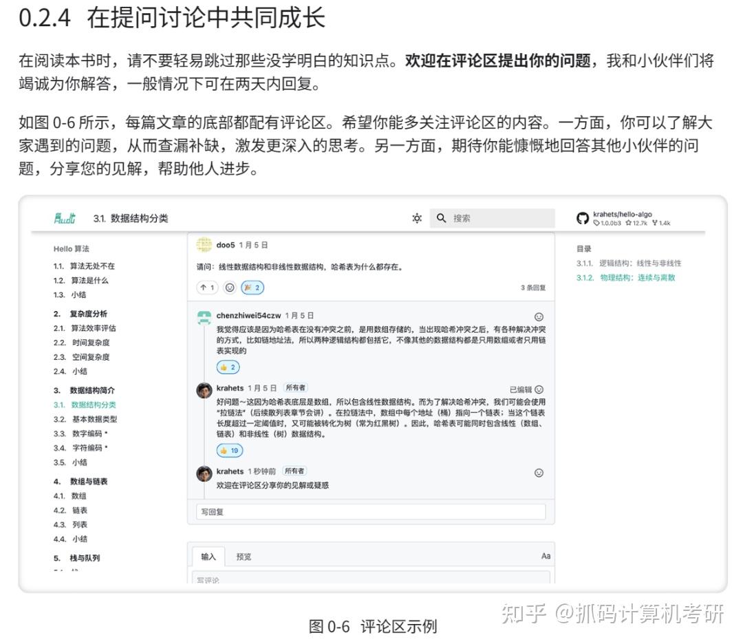 火爆github的《hello 算法》,动画图解无痛学习数据结构! 知乎
