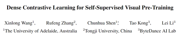【对比学习】Dense Contrastive Learning for Self-Supervised Visual Pre-Training (CVPR'2021 Oral) - 知乎