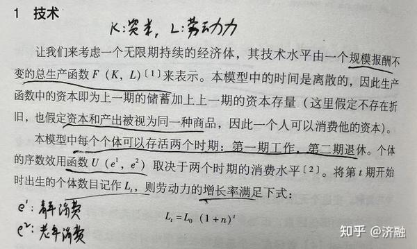 戴蒙德的世代交叠模型(Overlapping-generations model，OLG) - 知乎