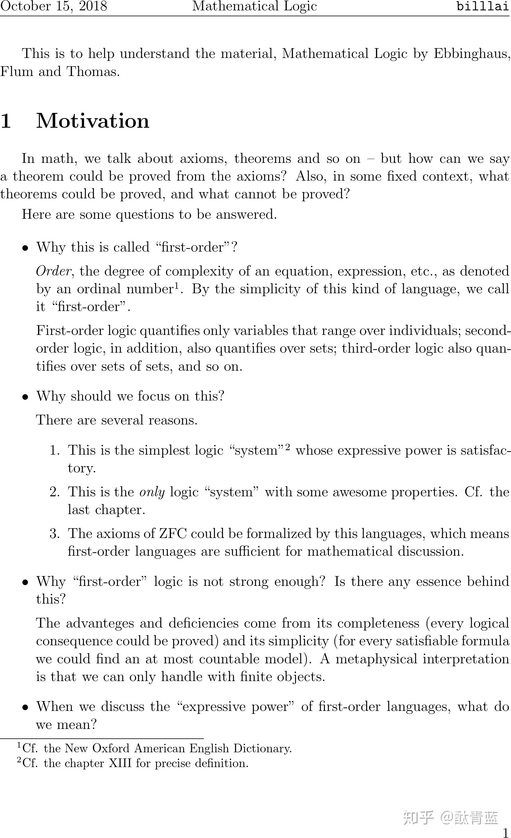 notes-of-mathematical-logic