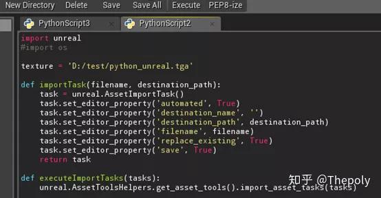 Unreal Python|导入图片资源到引擎 - 知乎