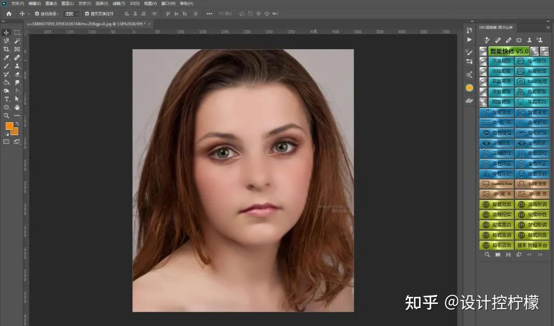 人像精修效果一键达成！2021最新PS全能插件DR5分享 - 知乎