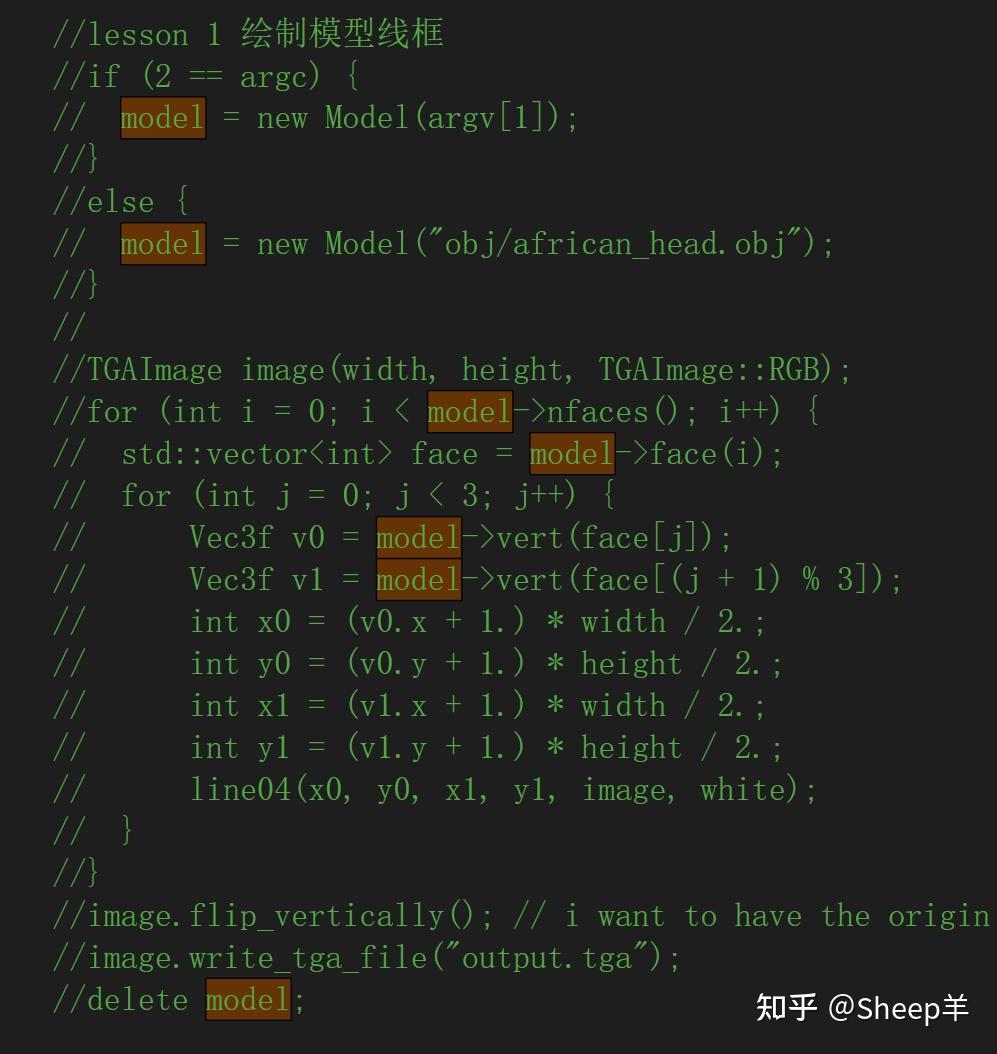 TinyRenderer笔记1(Draw Line) - 知乎