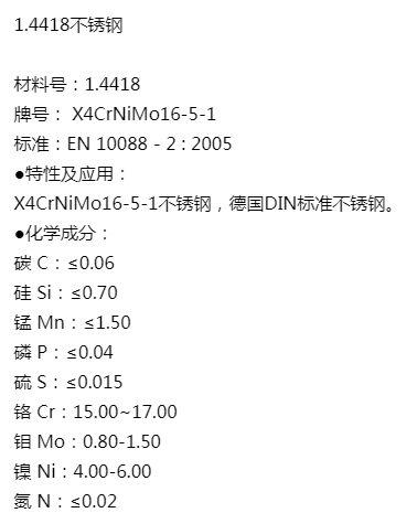 1.4418材质介绍铁素体的不锈钢 - 知乎