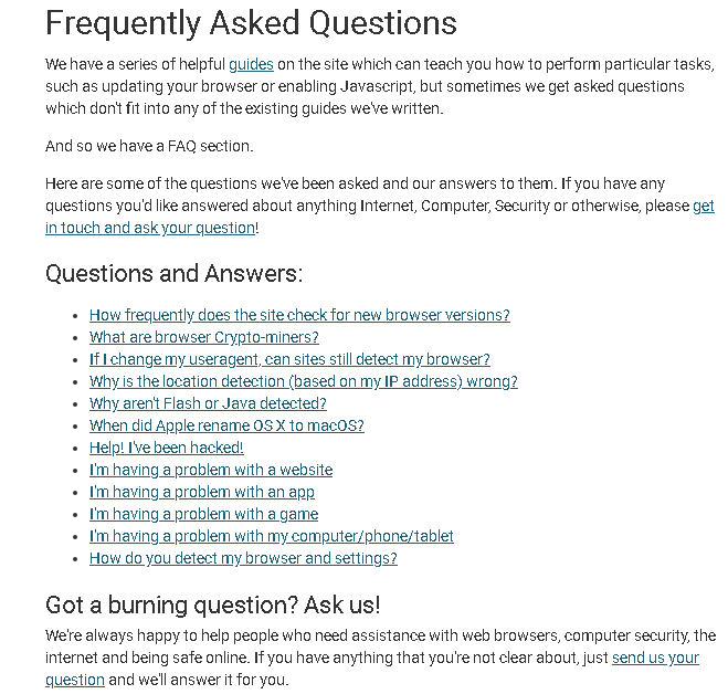 酷站推荐 - whatismybrowser.com - User-Agent Database - 知乎