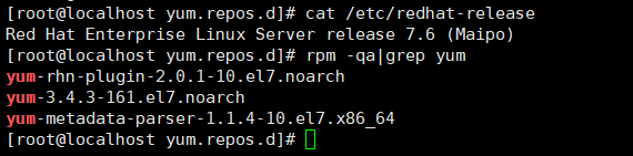 Redhat7.6更换配置yum源 - 知乎