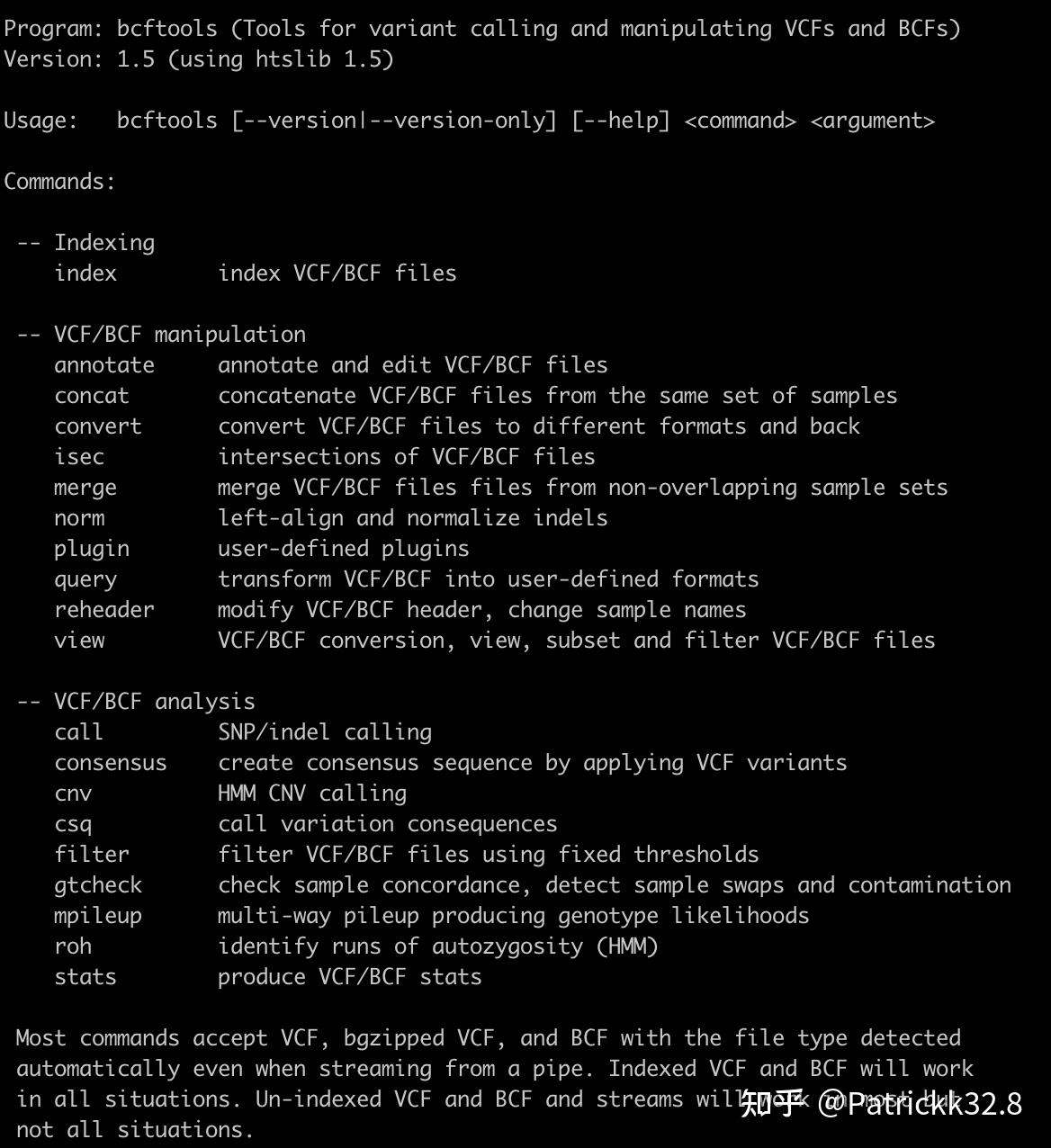 用bcftools对vcf文件进行排序（自学记录） - 知乎