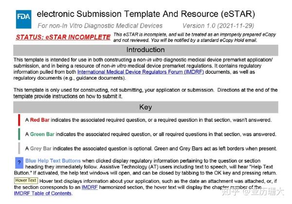 FDA 新递交形式-eSTAR - 知乎