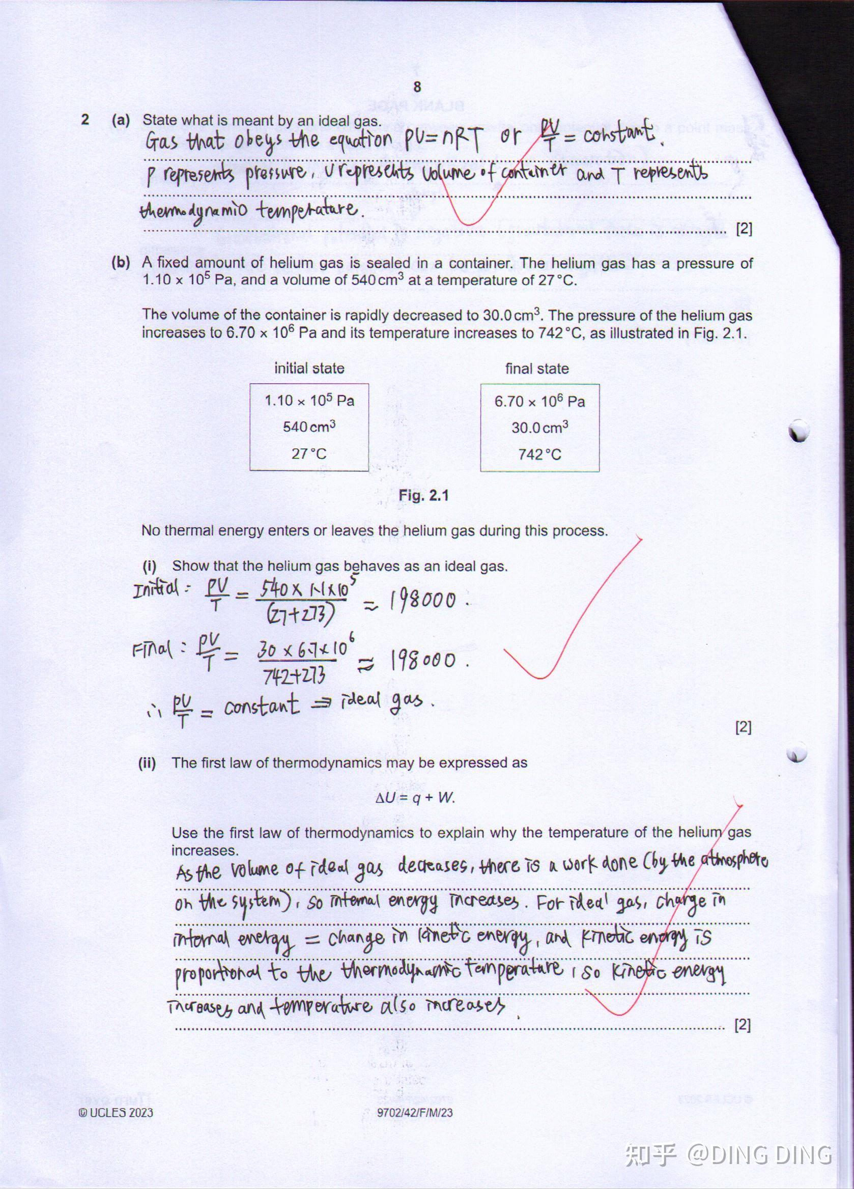 剑桥国际CIE考试 Alevel 物理 Physics (9702) 历年真题及手写答案（分享） - 知乎