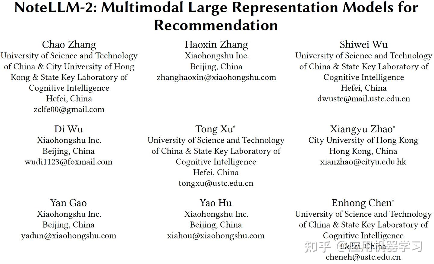 KDD 2025 | NoteLLM-2: 针对推荐的多模态大表征模型 - 知乎