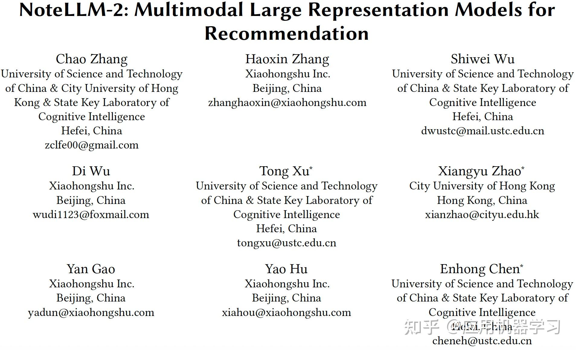 KDD 2025 | NoteLLM-2: 针对推荐的多模态大表征模型 - 知乎