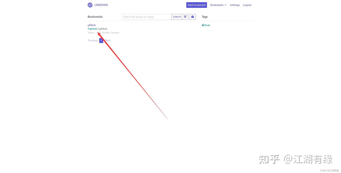 【Docker项目实战】使用Docker部署linkding书签管理器 - 知乎