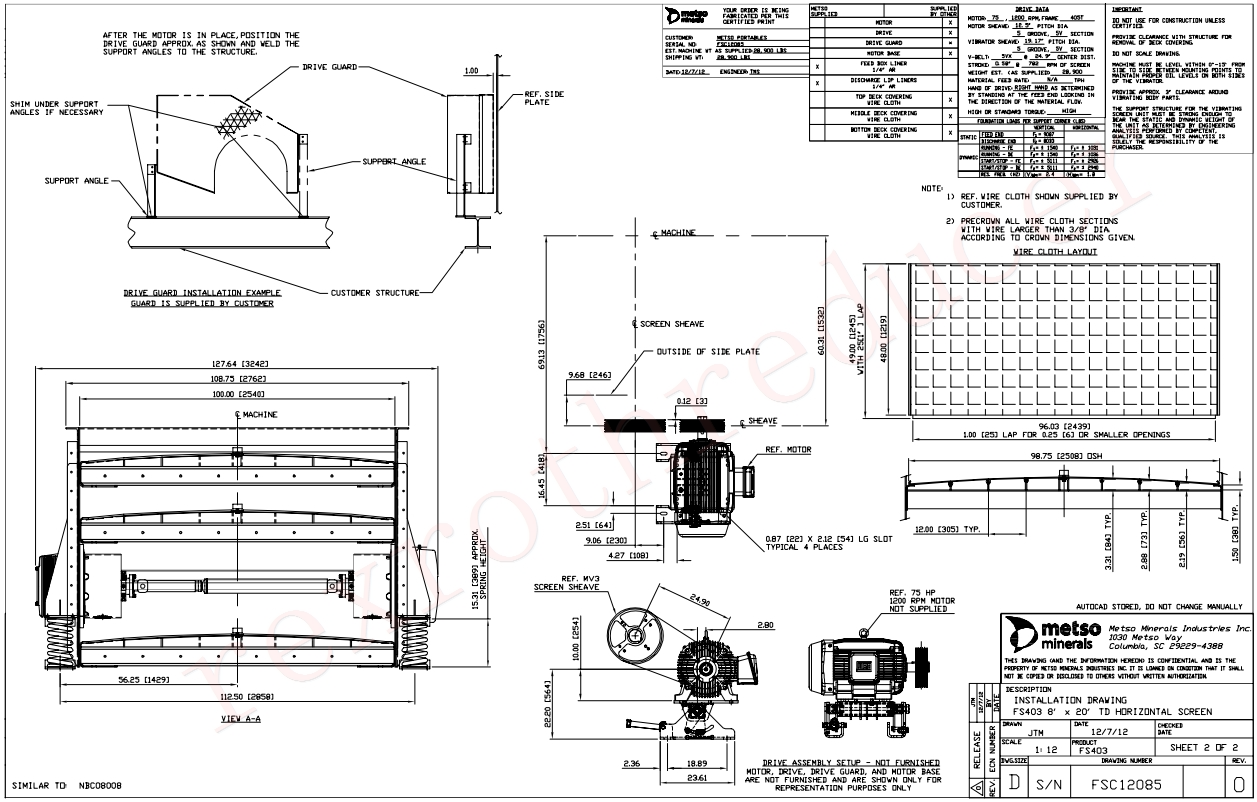 Metso美卓移动筛分站移动水平筛FS系列图纸FS203/252/253/302/303/352/353/402/403 - 知乎